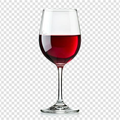 Red Wine In A Crystal Glass Elegant Drink Ai Generated Psd