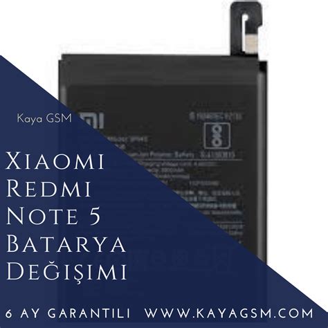 Xiaomi Redmi Note 5 Battery Replacement