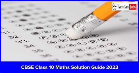 Cbse Class 10 Maths Solution Guide 2023 Expert Provided Solutions And