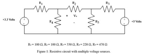 Solved A Use Superposition To Calculate The Voltage Vx In The Circuit