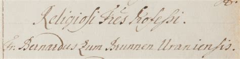 Fr Bernhard Zumbrunnen « Zumbrun Genealogy
