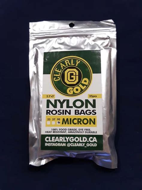 Rosin Bags - 25 Micron - 25 Pieces - Crush Your Rosin Game Today ...