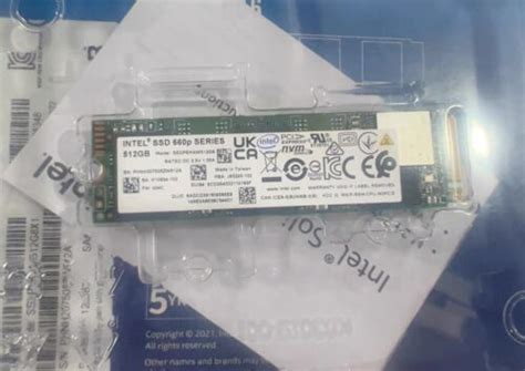 NEW Intel 660p SSDPEKNW512G8 512GB 2280 M.2 PCIe NVMe Solid State Drive ...