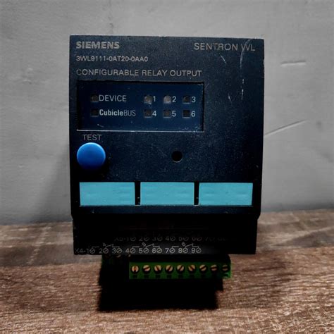 Siemens 3wl9 111 0at20 0aa0 Sentron Wl Configurable Relay Output Module At ₹ 10000 Piece