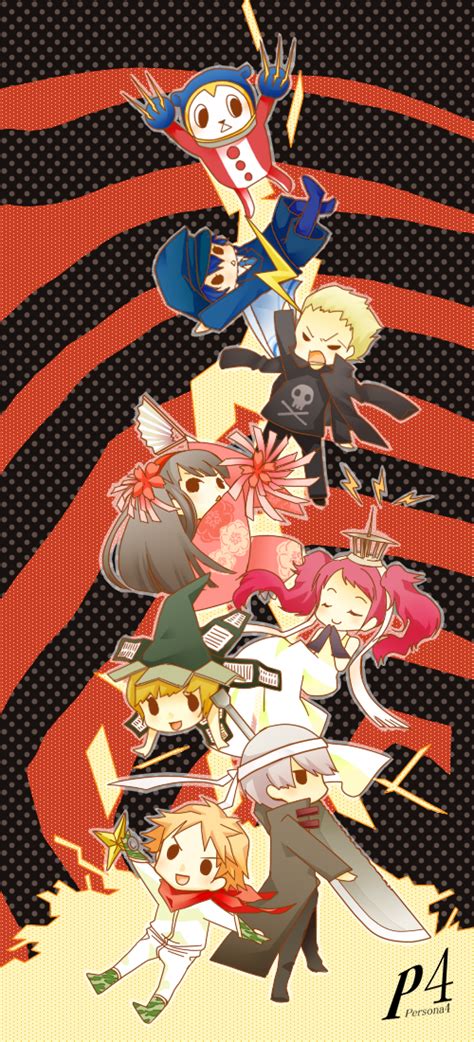 Narukami Yuu Shirogane Naoto Satonaka Chie Kujikawa Rise Amagi
