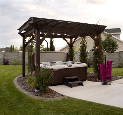 Heavenly Haven Diy Hot Tub Pergola Hammock Trellis Hot Tub Pergola