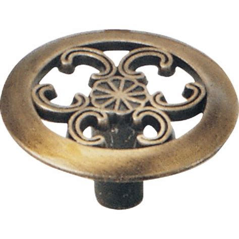 Laurey Georgetown Round 1 12 In Dia Antique Brass Cabinet Knob 79005 1 Kroger