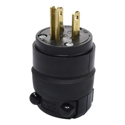 Clavija Caucho 125 Volts Negro Leviton The Home Depot México Ventas