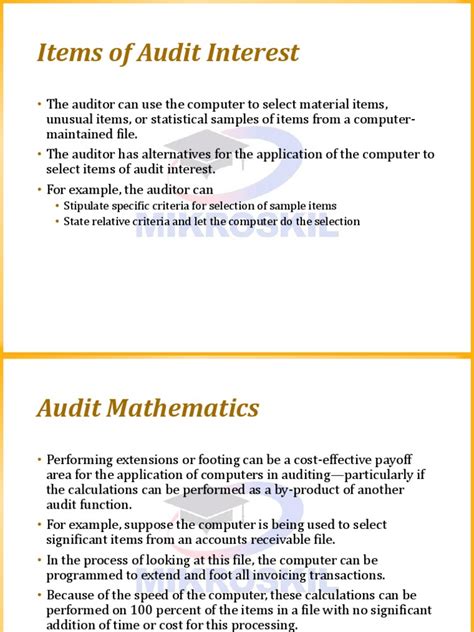09 Auditing It Using Caat And Techniques Pdf Audit Financial Audit