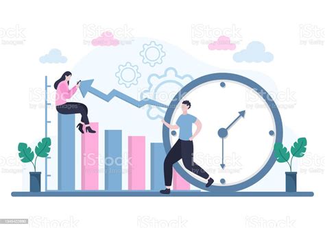 일정 기획 일정 또는 시간 관리 와 일정 비즈니스 회의 활동 및 이벤트 조직 프로세스 사무실 작업 배경 벡터 일러스트레이션