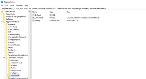 Persistence Windows Telemetry Penetration Testing Lab
