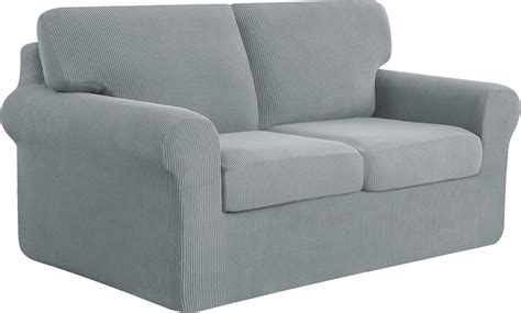 Subrtex 2 Seater Sofa Cover With 2 Separate Cushions And 2 Backrests