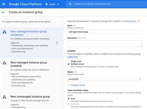 How To Create Instance Groups In Compute Engine