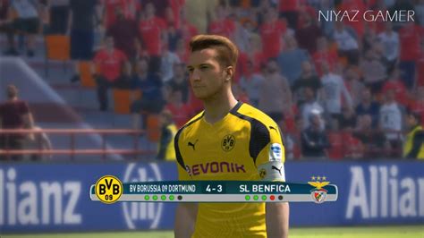 Borussia Dortmund Vs Benfica Penalty Shootout Pes 2017 Gameplay