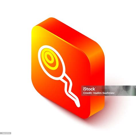 흰색 배경에 격리 된 등색 선 눈 아이콘 해피 할로윈 파티 주황색 정사각형 버튼 벡터 3차원 형태에 대한 스톡 벡터 아트 및 기타 이미지 3차원 형태 개념 건강관리와