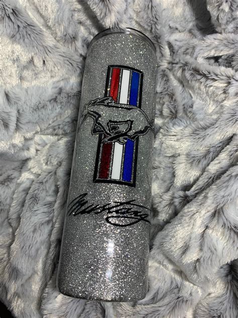 Ford Mustang Tumbler Custom Tumbler Stainless Steel Tumbler Etsy