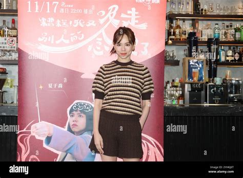 Taipei 12th Nov 2024 Taipei China November 12 2024 Actress
