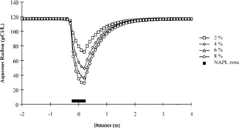 One Dimensional Model Simulations Of The Steady State Radon