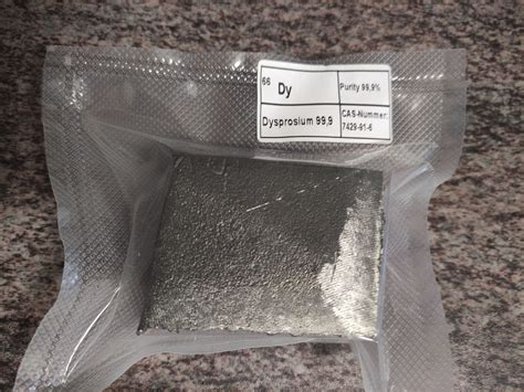 1kg Dysprosium Metal 999 Rare Earth Metal