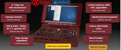 Open Plans Source Hardware DragonBox Pyra Designed In Germany