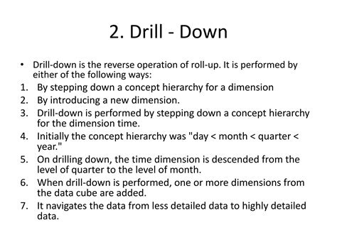 Olap Operations Pptx