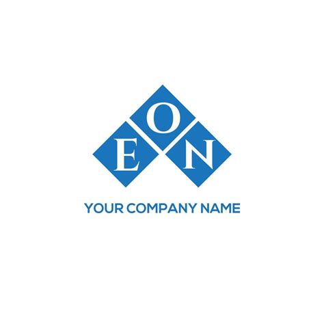Eon Letter Logo Design On White Background Eon Creative Initials