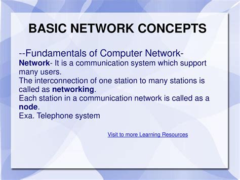 Basic Network Concepts Ppt Download