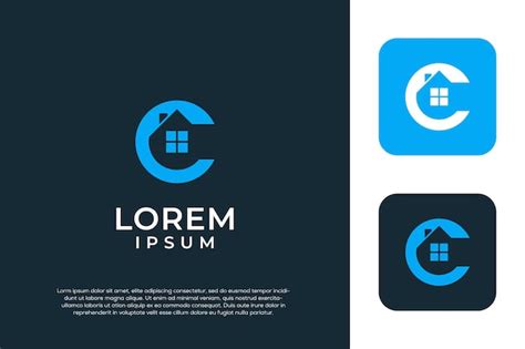 Premium Vector C Initial Letter Logo Simple Icon Unique Monogram For Property And Real Estate