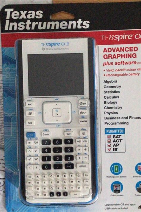 Texas Instruments Ti Inspire Cx Ii Graphing Calculator Computers And Tech Office And Business