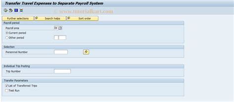 Prpy Sap Tcode Transfer To External Payroll