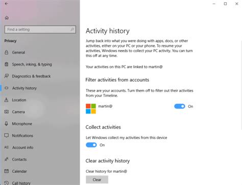 A Close Look At The Windows 10 Timeline Feature GHacks Tech News