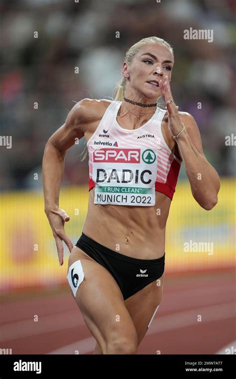 Ivona Dadic Participating In The 200 Meters Of The European Athletics