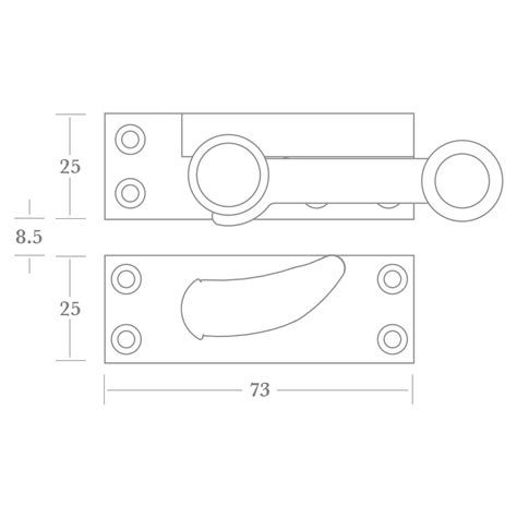 0185 Quadrant Arm Sash Fastener Frank Allart