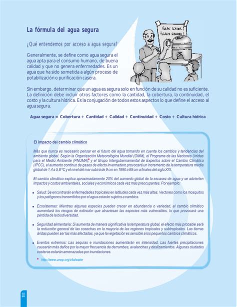 La Fórmula Del Agua Segura