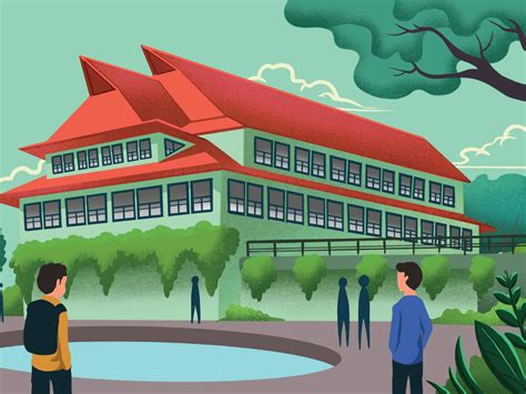 Plaza Widya Illustration By Revendeva On Dribbble