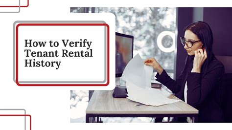 How To Verify Tenant Rental History