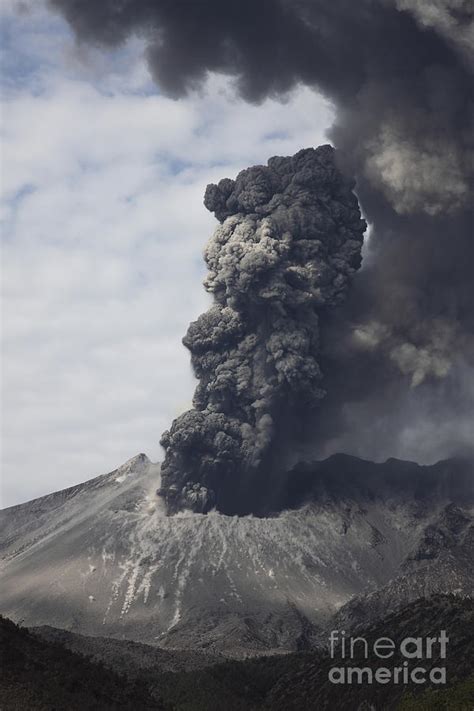 Explosive Eruption Of Sakurajima Photograph By Richard Roscoe Fine