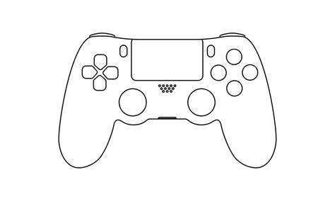 Ps5 Controller Drawing