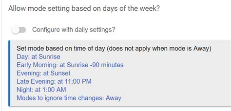 Issue With Mode Manager Get Help Hubitat
