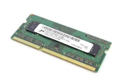 Ram Micron 2gb Ddr3 1333mhz Pc3 10600s Sodimm Laptop Memory Components Ram Memory Computers