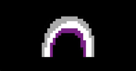 Asexual Pride Rainbow Pixel Art 16bit Posters And Art Prints