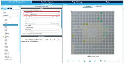 how to configure the fmc peripheral to interface a