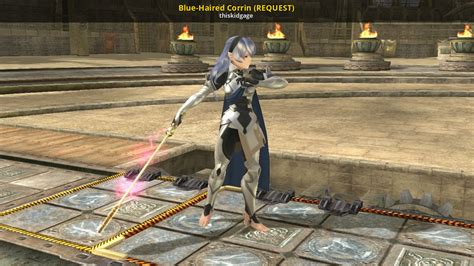 Blue Haired Corrin Request Super Smash Bros Wii U Mods