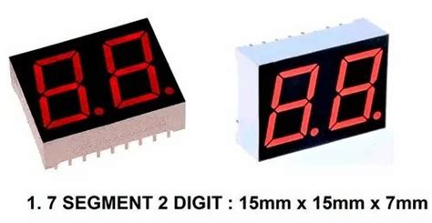 Black Base Red Digit Seven Segment LED Display At Rs 12 Piece 7