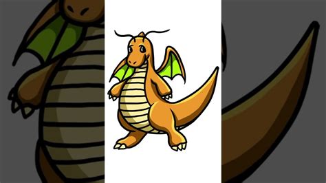 How To Draw Dragonite YouTube
