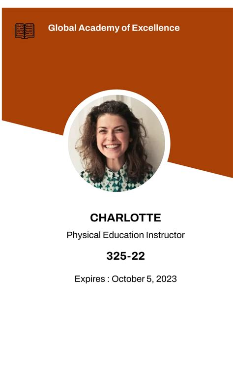 Free School Id Card Templates Editable And Printable