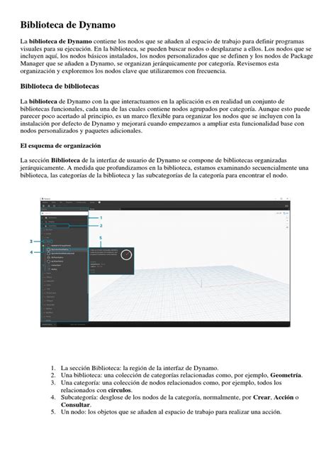Biblioteca De Dynamo Pdf Biblioteca Informática Lenguaje De