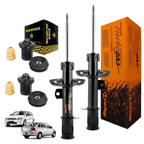 Amortecedor Dianteiro Kit Axios Corsa Maxx Joy Premium Bahia Pe As
