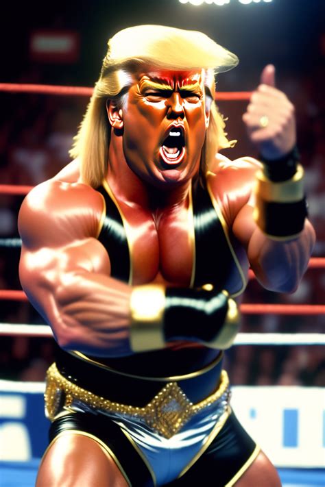 Lexica Donald Trump As A Wwf Wrestler