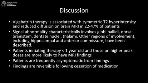 12 Month Old Infant With Infantile Spasms American Society Of Pediatric Neuroradiology
